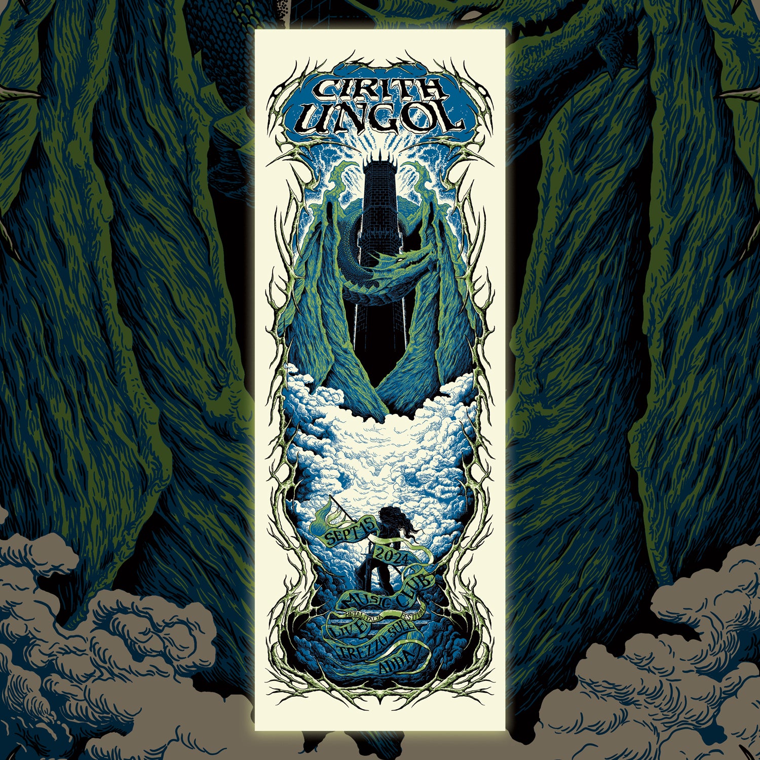 CIRITH UNGOL "METALITALIA FESTIVAL 2024" POSTER – Grim Heresy